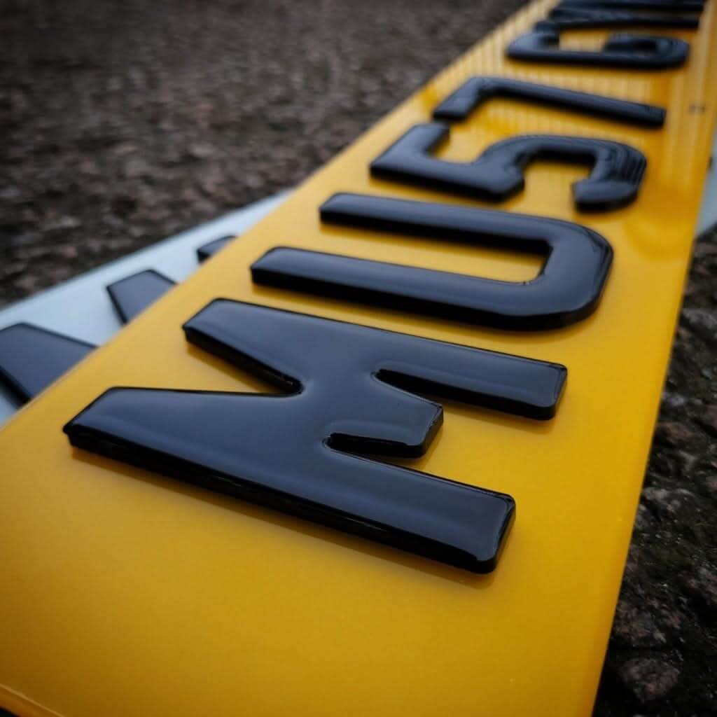 5D Gel Number Plates